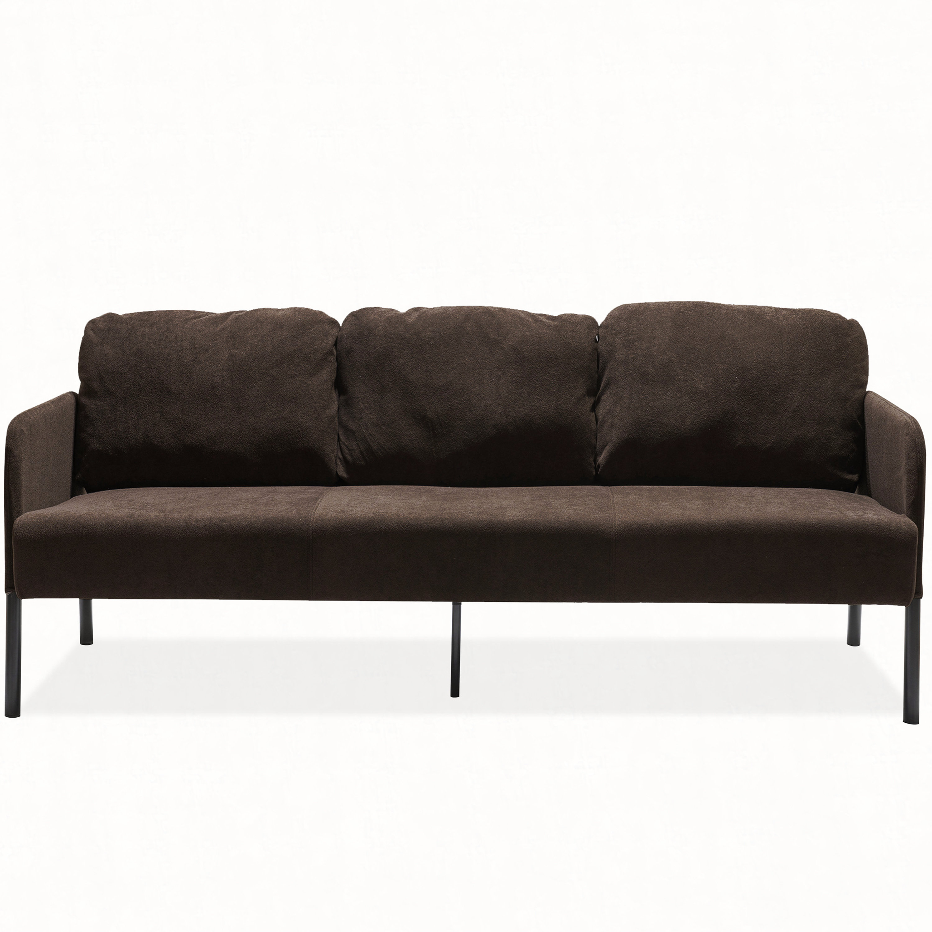 Latitude Run® 3 Seater Polyester Fabric Sofa, Modern Upholstered Sofa ...