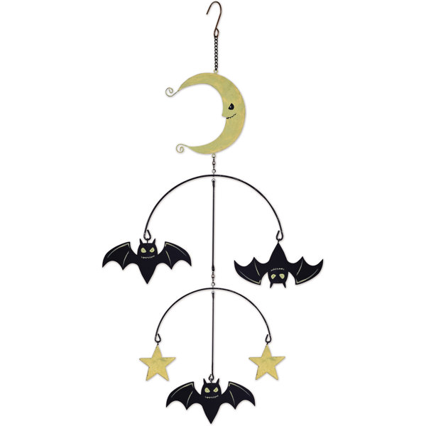 The Holiday Aisle® Kratzer Moon Mobile Figurine | Wayfair