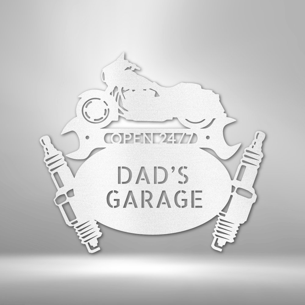 17 Stories Personalized Street Glide Mechanic Monogram Steel Sign Steel ...