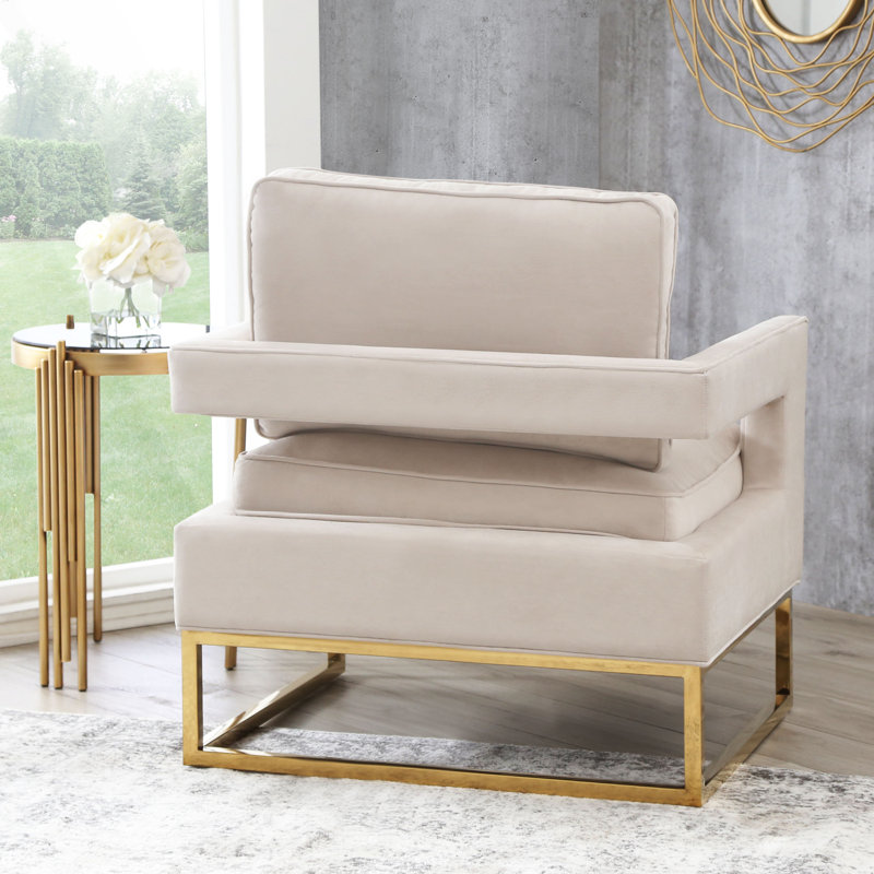 Etta Avenue™ Rachelle Upholstered Armchair & Reviews | Wayfair