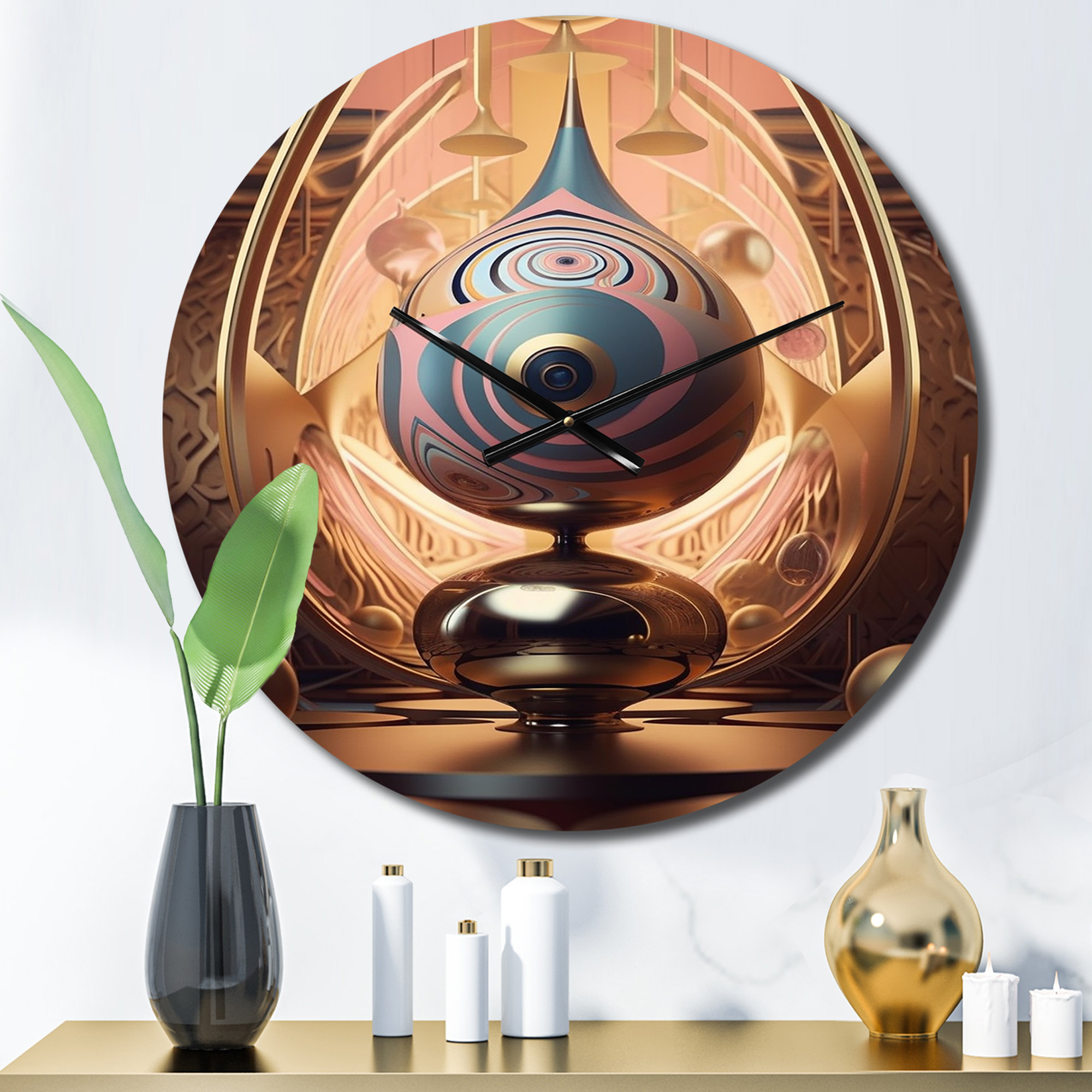 East Urban Home Eye ofthe Times Retro Futuristic Minimalism III ...