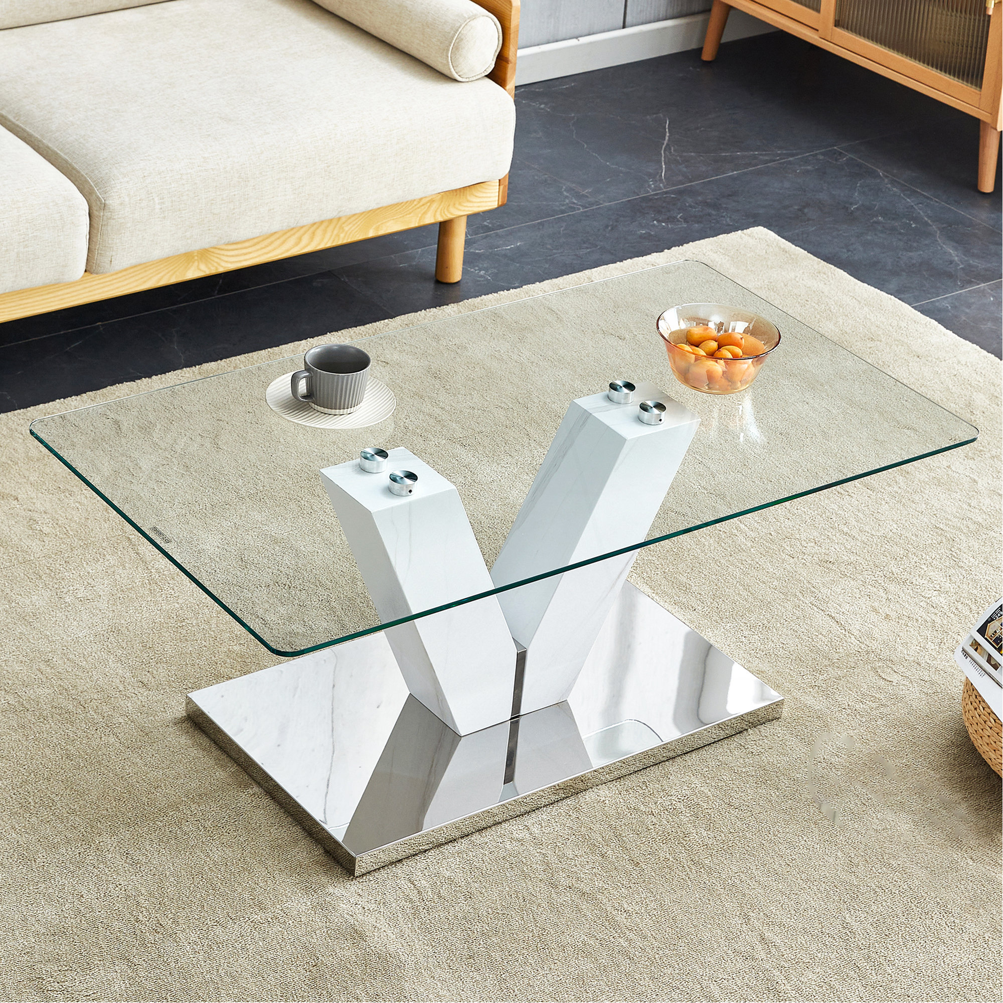 Brayden Studio® Modern Minimalist Coffee Table | Wayfair