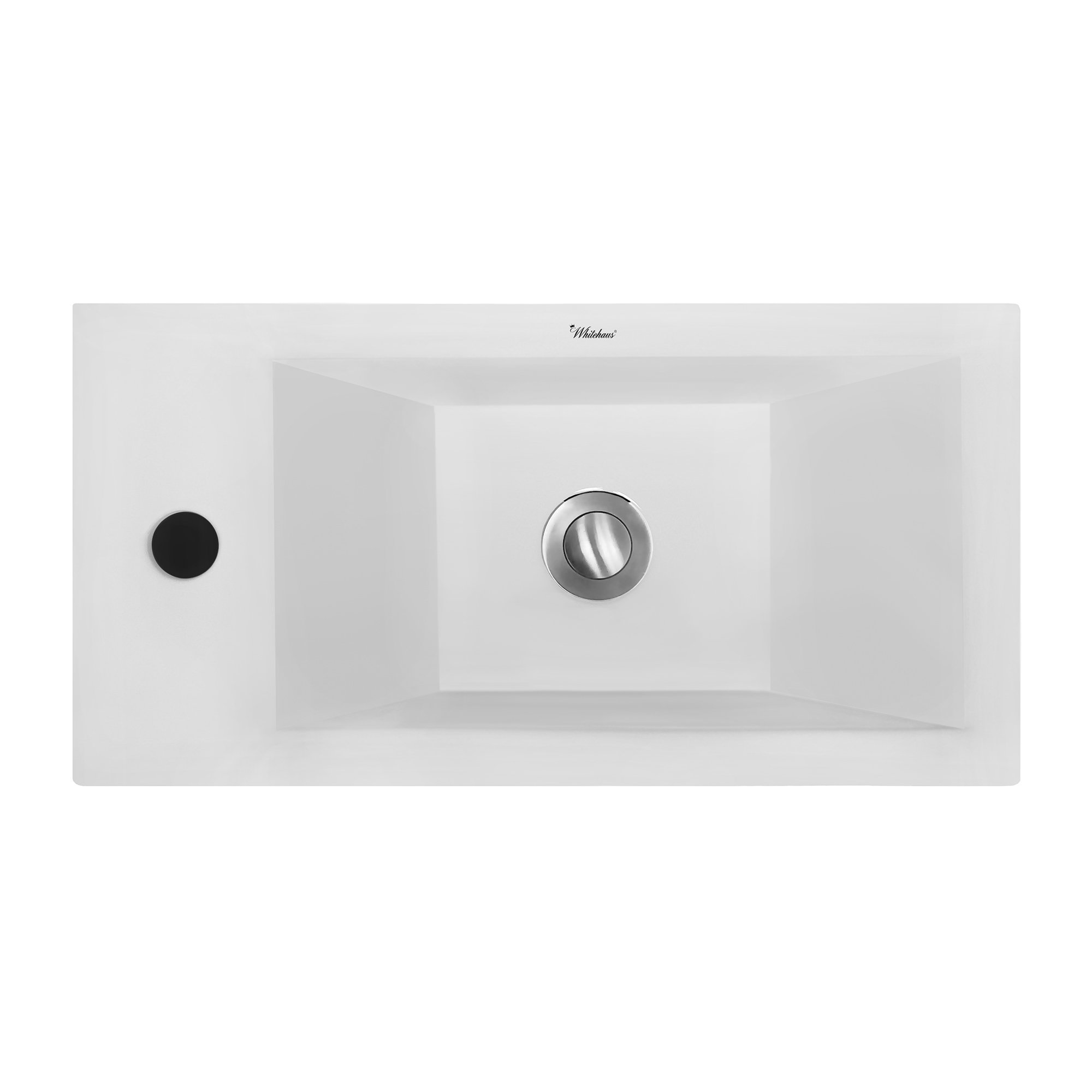 Whitehaus Collection Whitehaus 9.875'' White Vitreous China Rectangular ...