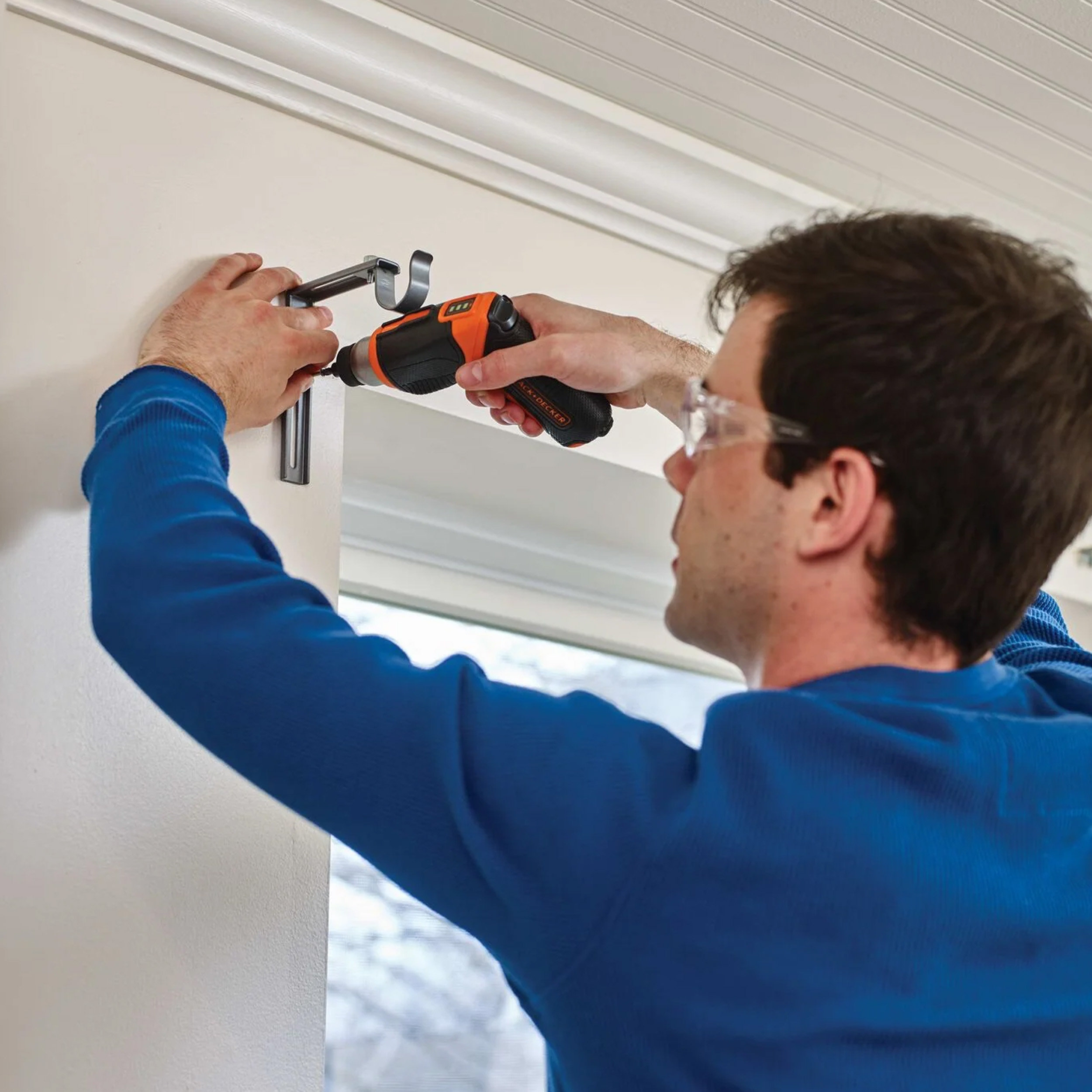 BLACK+DECKER 4V MAX* Pivoting Handle Cordless Screwdriver with ...