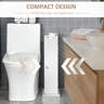 Ebern Designs Toilet Paper Cabinet, Small Bathroom Corner Floor Cabinet ...
