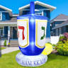 The Holiday Aisle® 6FT Hanukkah Decorations Dreidel Inflatable With ...