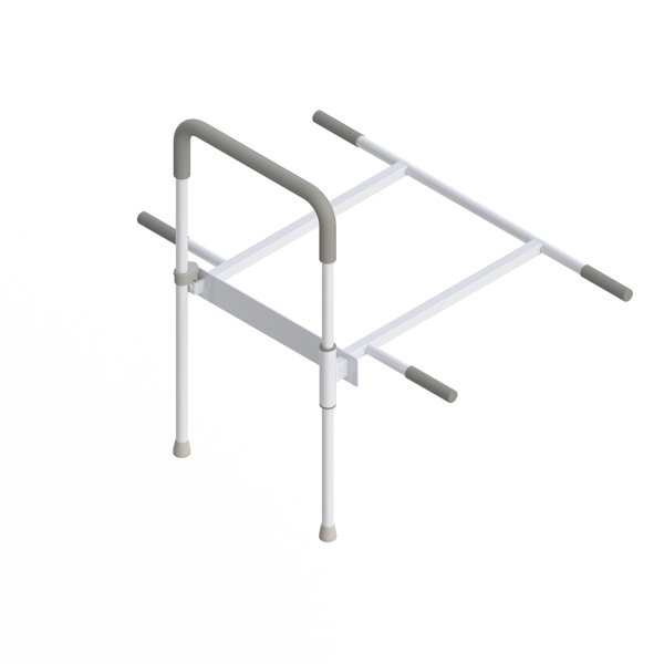HEALTHCRAFT Smart-Rail: Dual Position Bed Rail, Pivoting Side Rail For ...