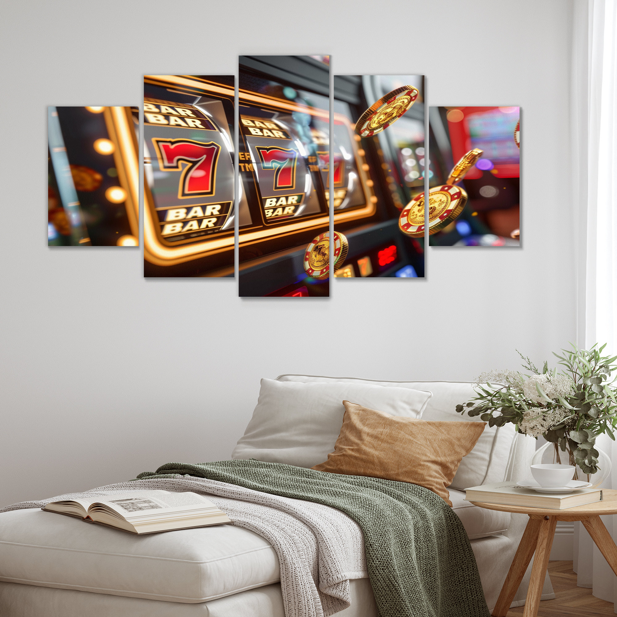 Latitude Run® Slot Machine Jackpot Winner III - Casino & Games Wall Art ...