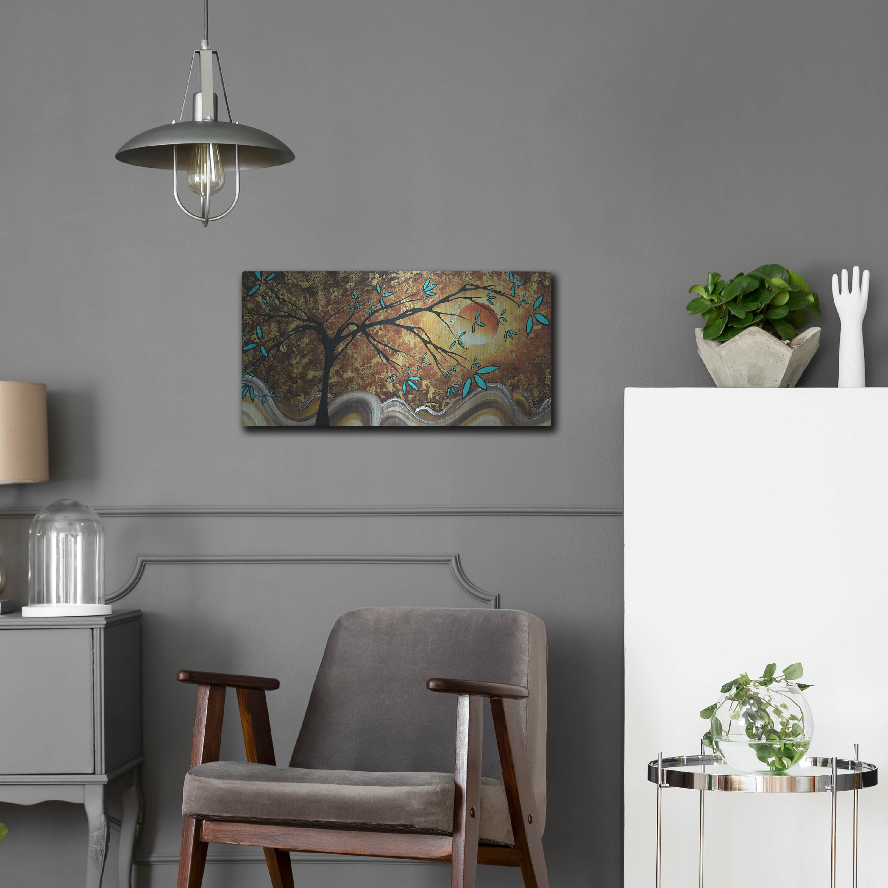 Winston Porter " Apricot Moon " by Megan Duncanson | Wayfair