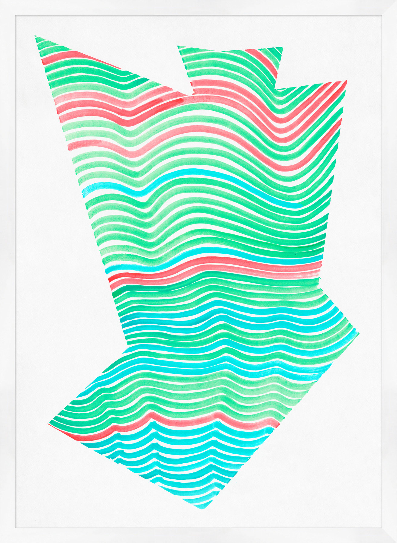 Wendover Art Group Miami Subs 1 - Picture Frame Painting on Paper | Wayfair