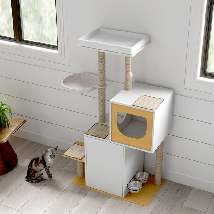 Tucker Murphy Pet™ Daquasha 51.57'' H Cat Tree | Wayfair