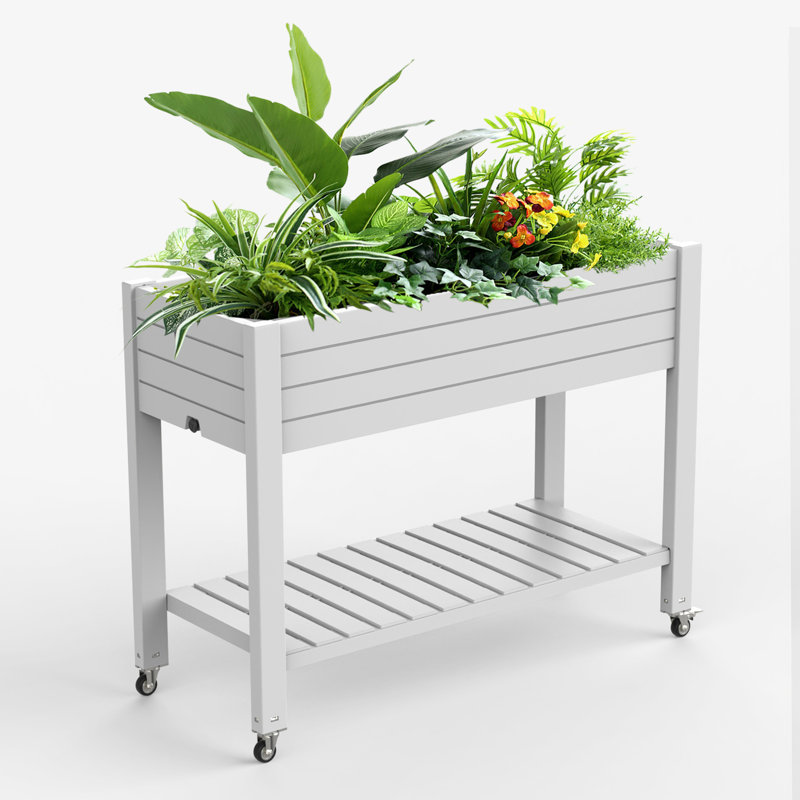 Dovecove Gramercie Elevated Garden Bed Raised Planter for Outdoor ...