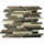 SAMPLE - Glacier Mountain Piano Stone and Glass Tile in Slate | Joss & Main