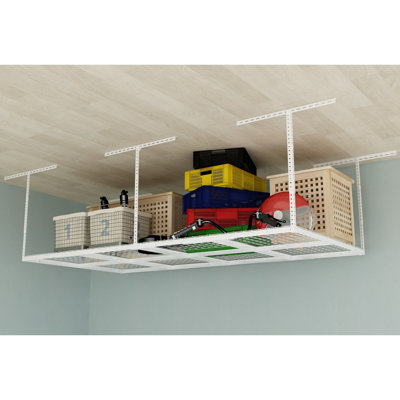 Rebrilliant Noell Overhead Garage Ceiling Mounted Rack & Reviews | Wayfair