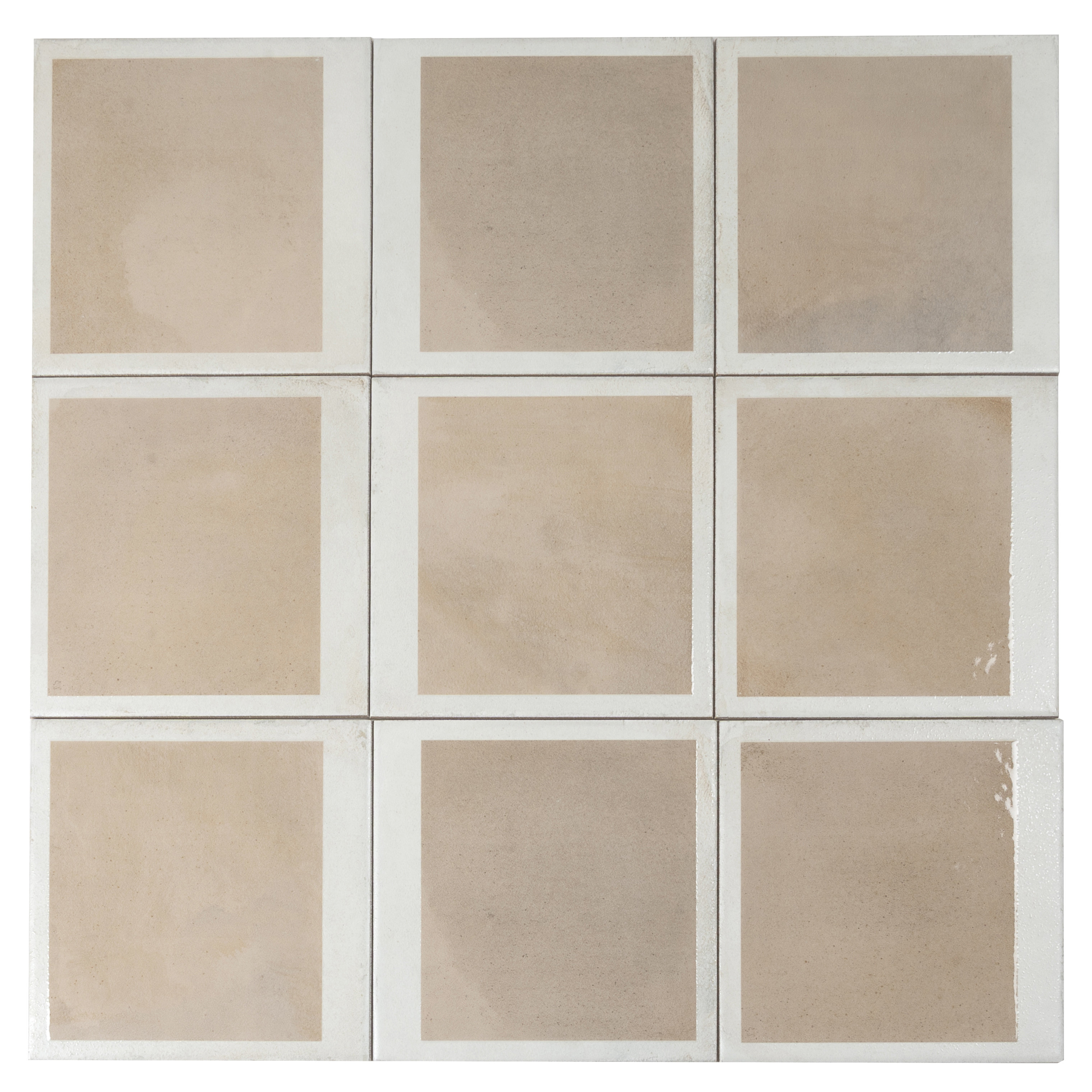 Apollo Tile Cadence 8x8 Gray Beige Porcelain Square Motif Wall and ...