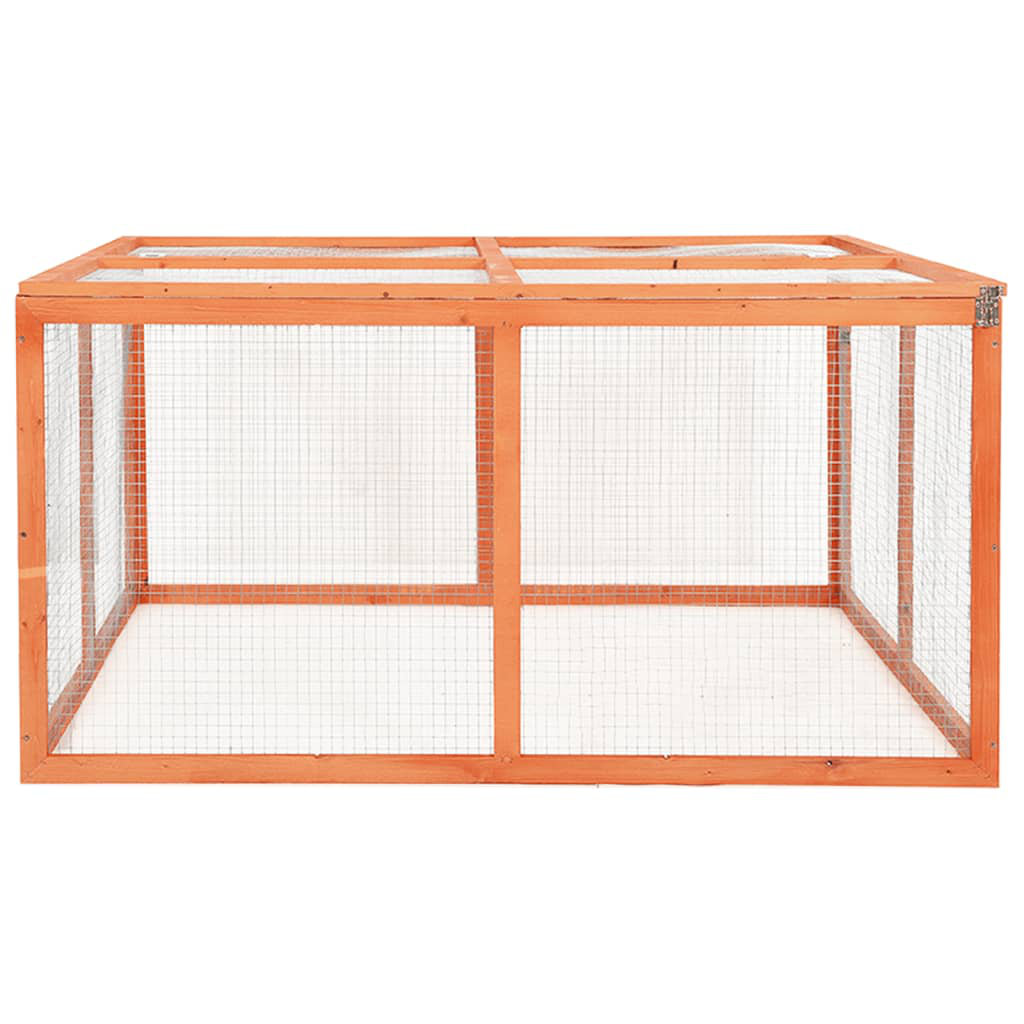 Tucker Murphy Pet™ Rabbit Hutch Bunny Cage with Hinged Door Rabbit ...