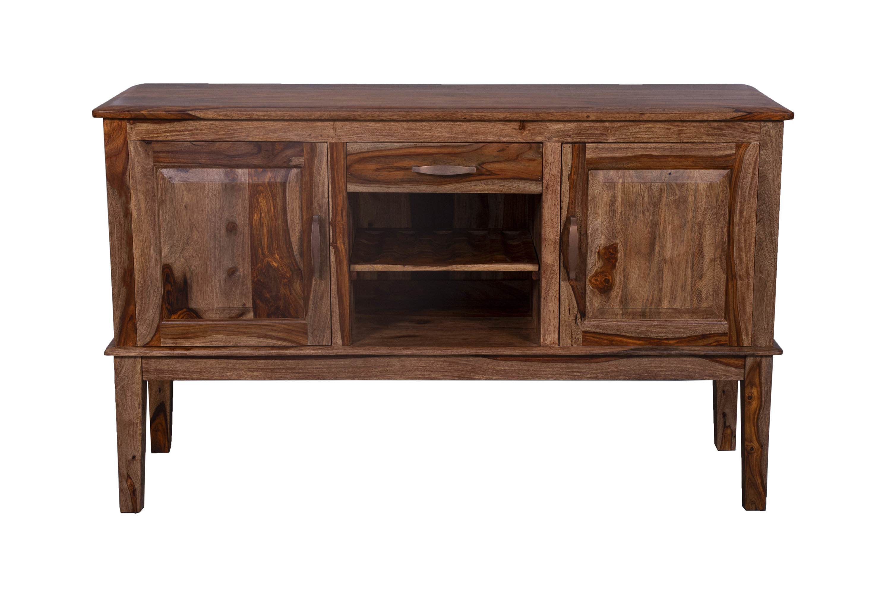 Porter Designs Sonora Solid Sheesham Wood Sideboard D803H, Brown ...