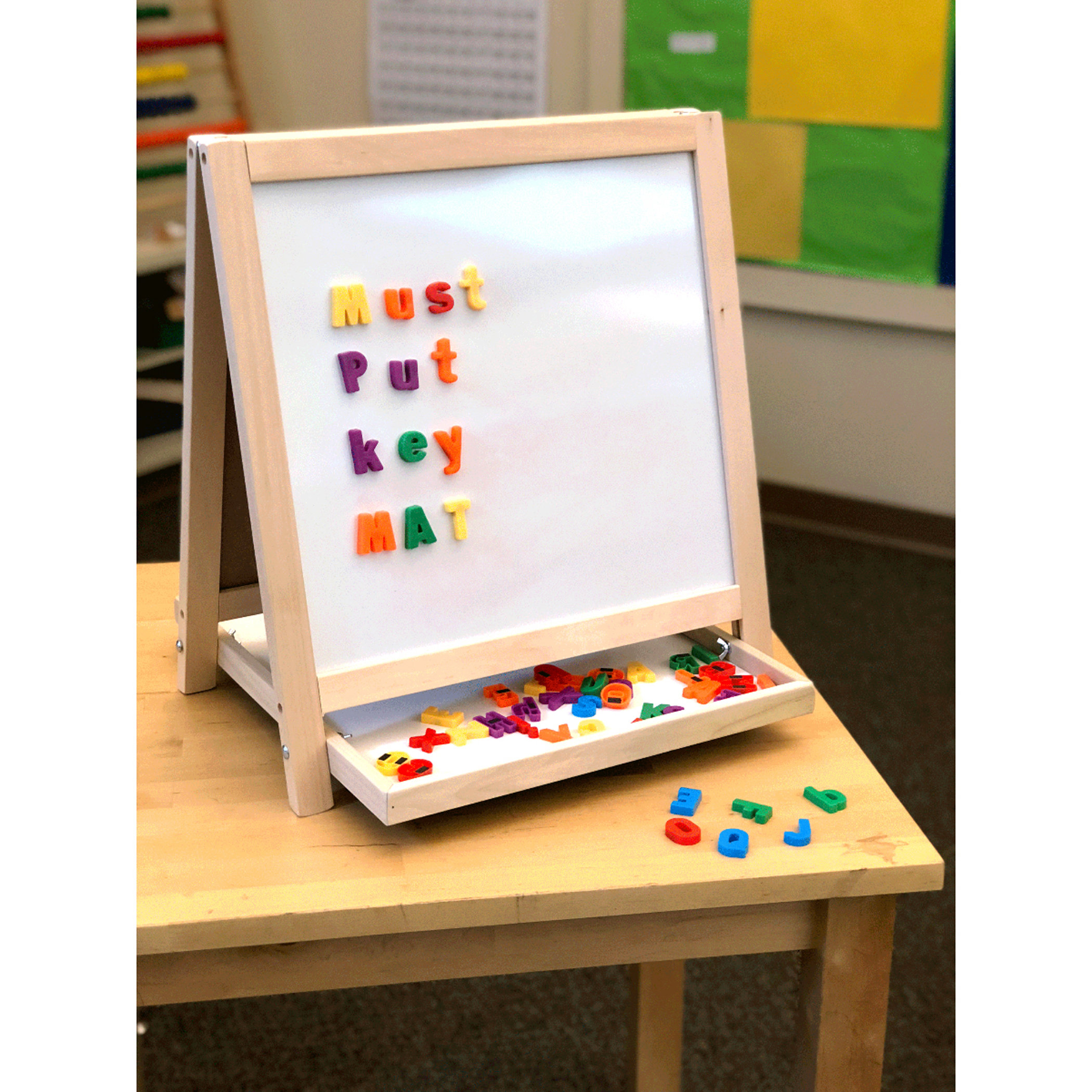 Elenco Electronics Table Top Magnetic Board Easel | Wayfair