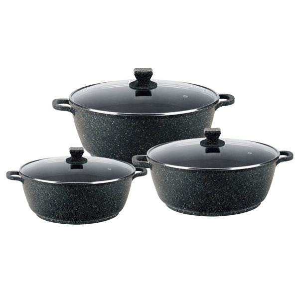 SQProfessionalLtd Nea Marbell Cookware Set | Wayfair.co.uk