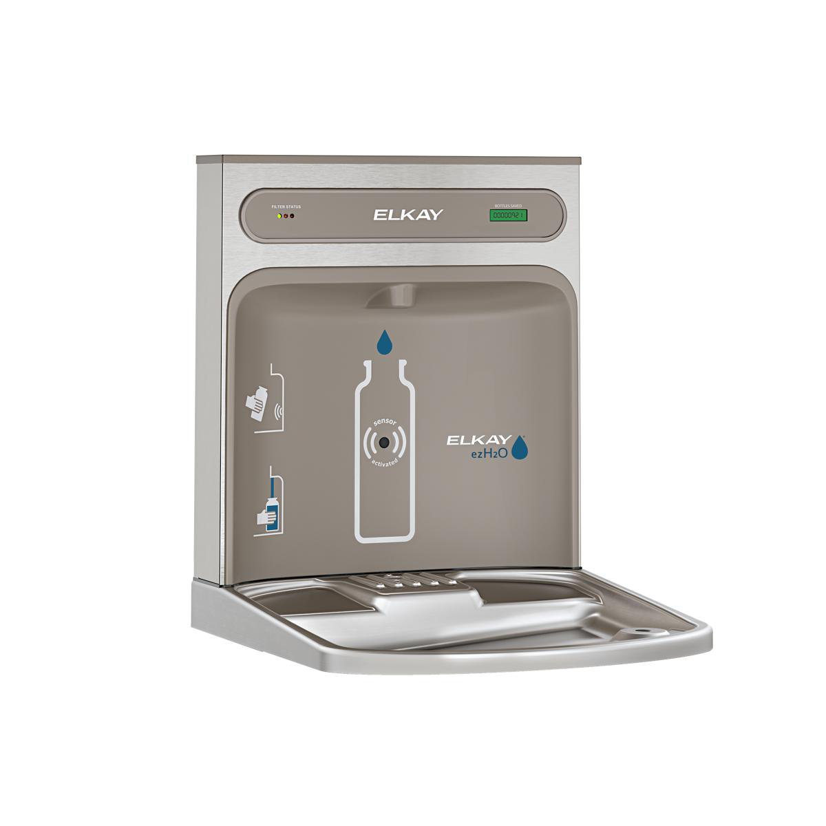 Elkay Elkay ezH2O® RetroFit Bottle Filling Station Kit for EZ Family Filtered Non-Refrigerated ...