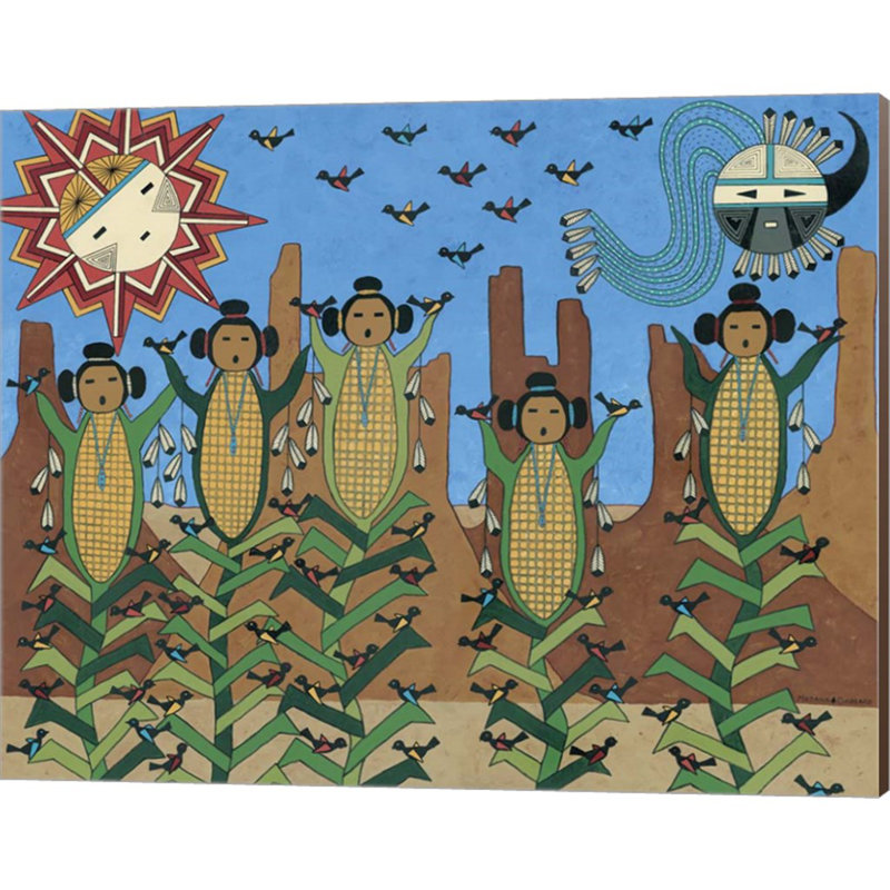 Trinx Corn Maidens By Medana Gabbard, Canvas Wall Art | Wayfair