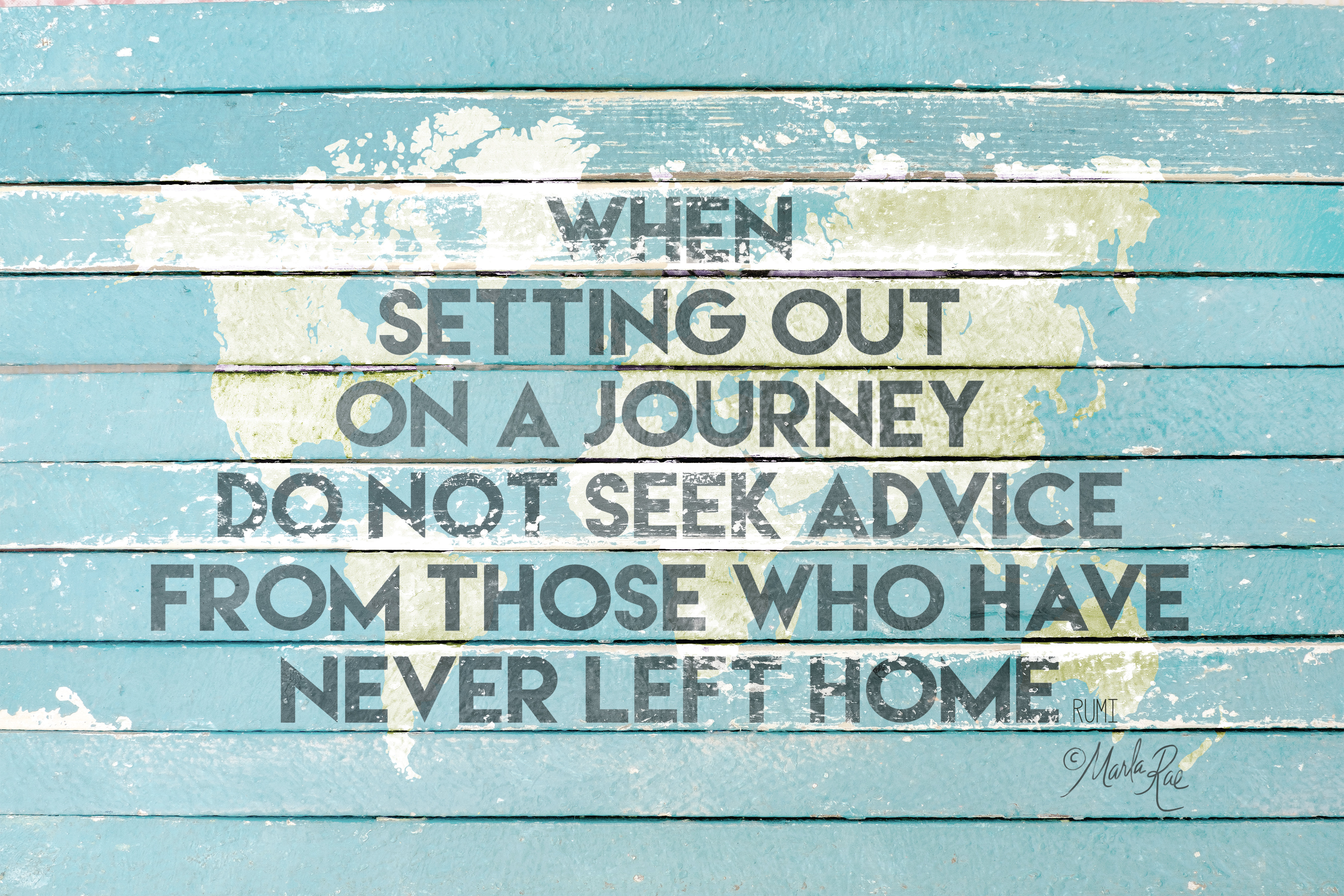 Trinx When Setting out on a Journey by Marla Rae - Print | Wayfair