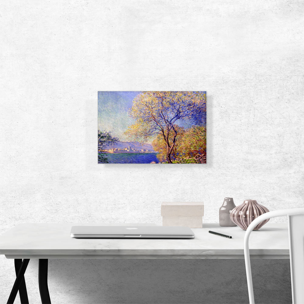 ARTCANVAS Antibes Seen from the Salis Gardens by Claude Monet - Wrapped ...