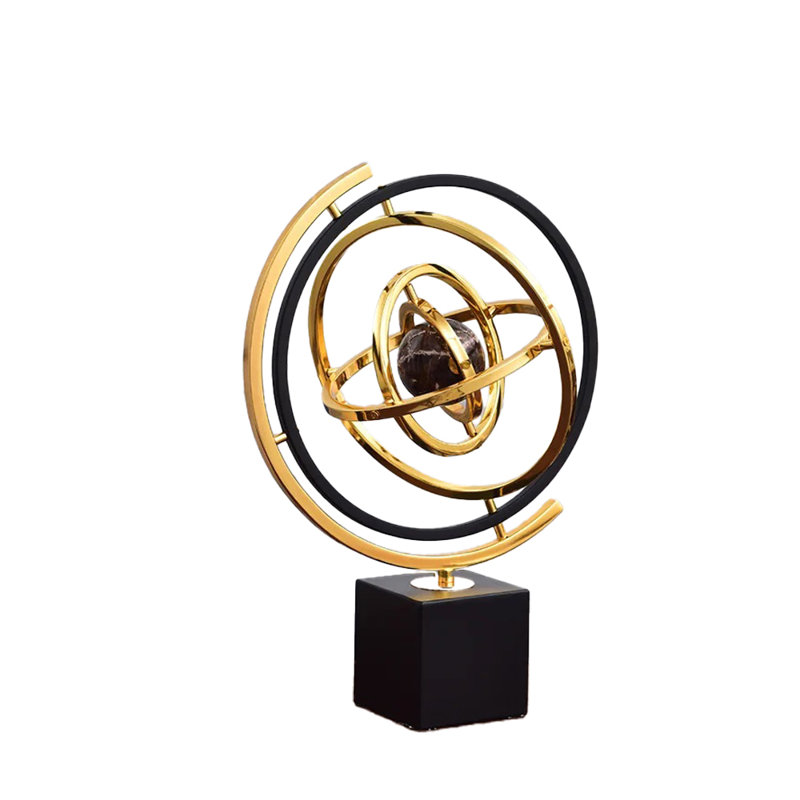 Everly Quinn Globe Table Statue | Wayfair