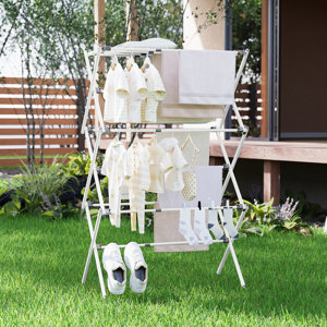 Rebrilliant Compact Free-Standing Drying Rack & Reviews | Wayfair