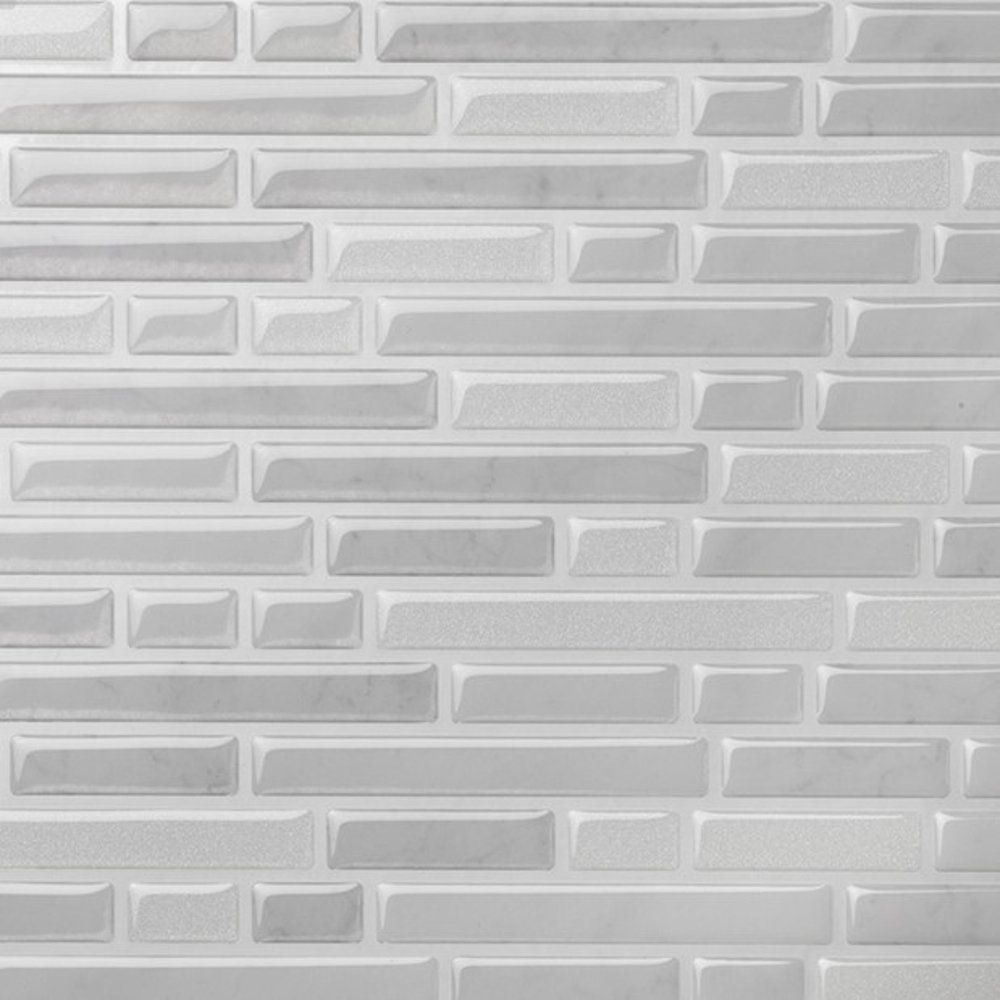 TicTacTiles 9.81'' W x 10'' L PVC Peel and Stick Mosaic Tile & Reviews ...