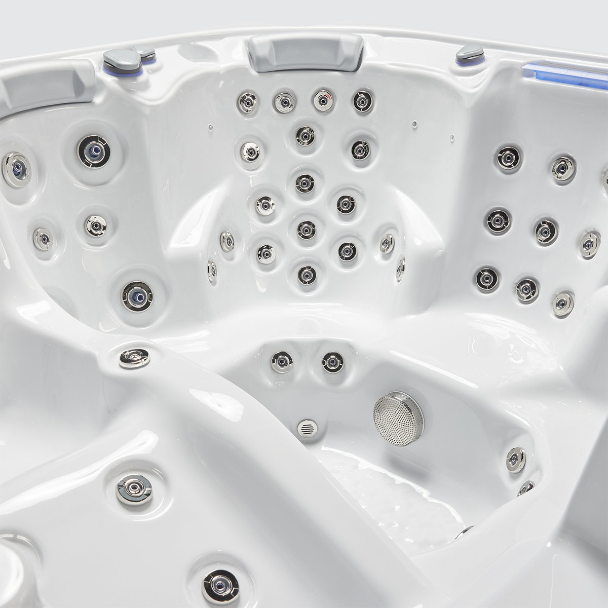 Bueno Spa Dallas 6 - Person 82 - Jets Square Acrylic Hot Tub with Cover ...