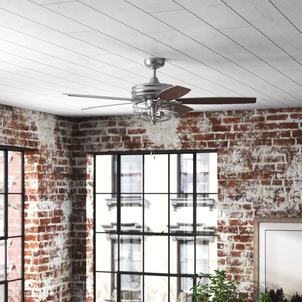Williston Forge 52" Gritje 5 - Blade Standard Ceiling Fan with Pull ...