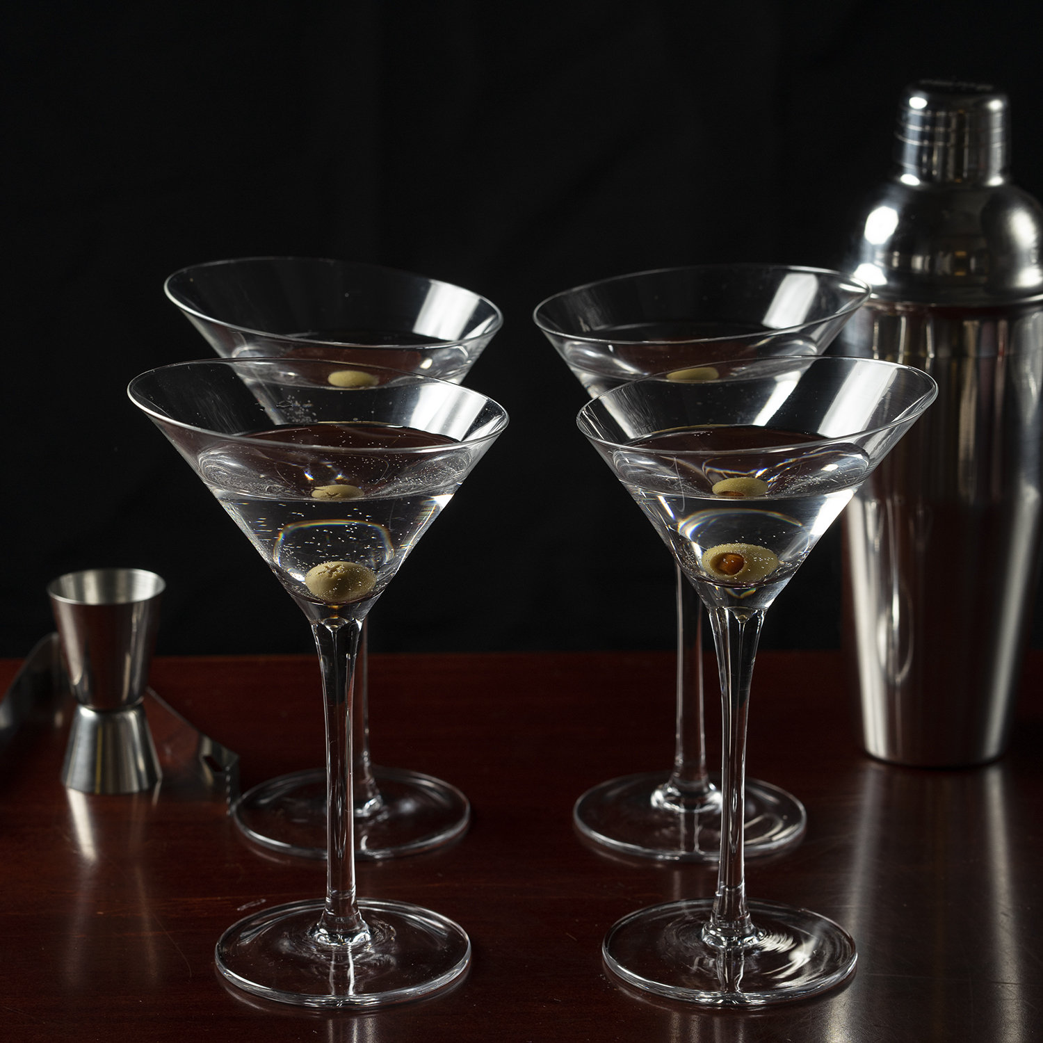 Lemonsoda Slanted Martini Glasses - (6oz) | Wayfair