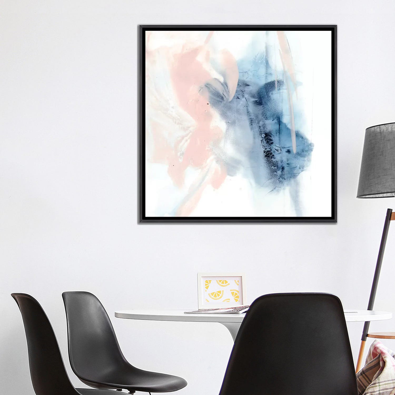 East Urban Home Indigo & Blush III by Ethan Harper - Painting Print ...