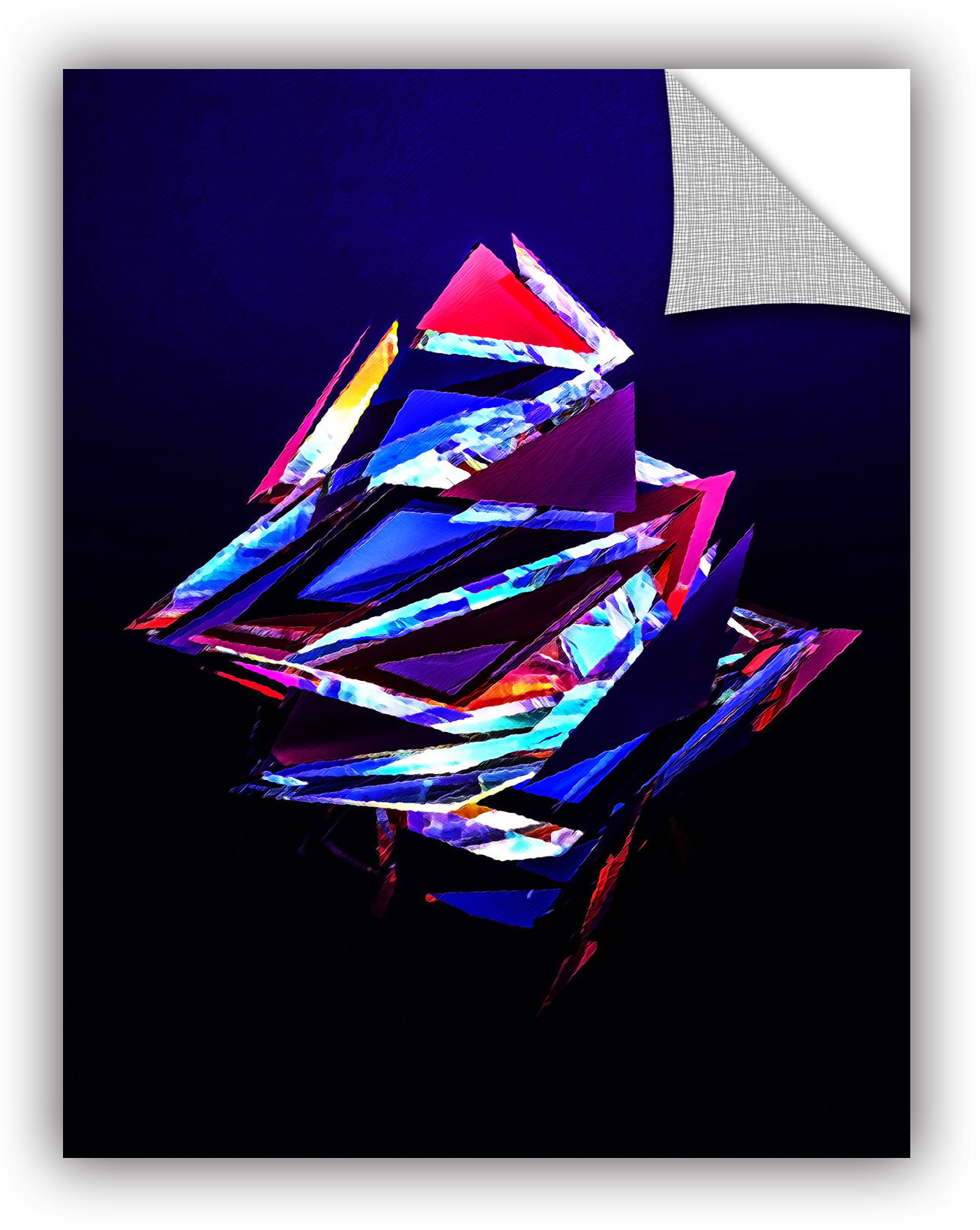 Wrought Studio™ Thorntonville Abstract Geometry Removable Wall Decal ...