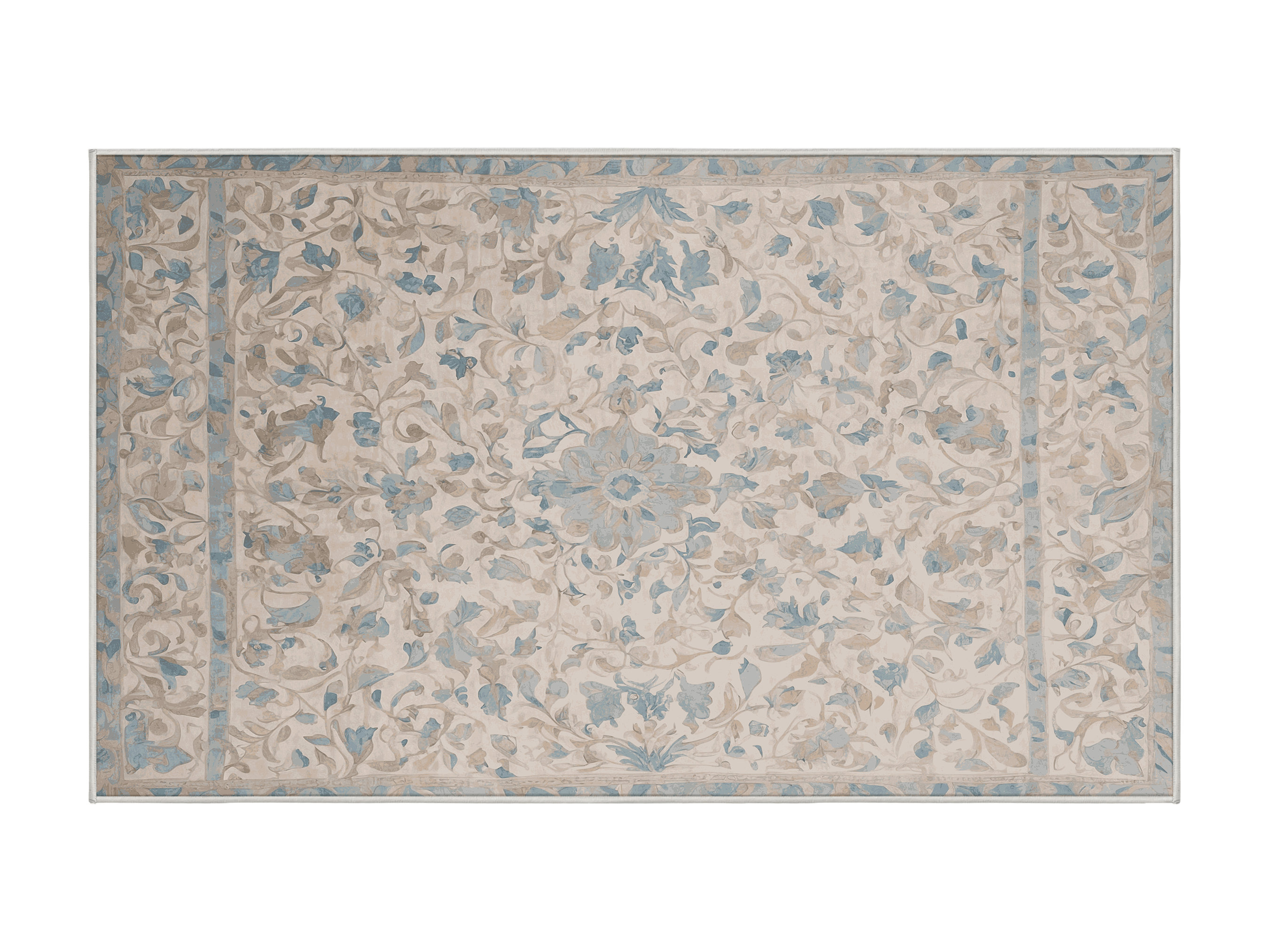 Canora Grey Machine Washable Beige Area Rug | Wayfair