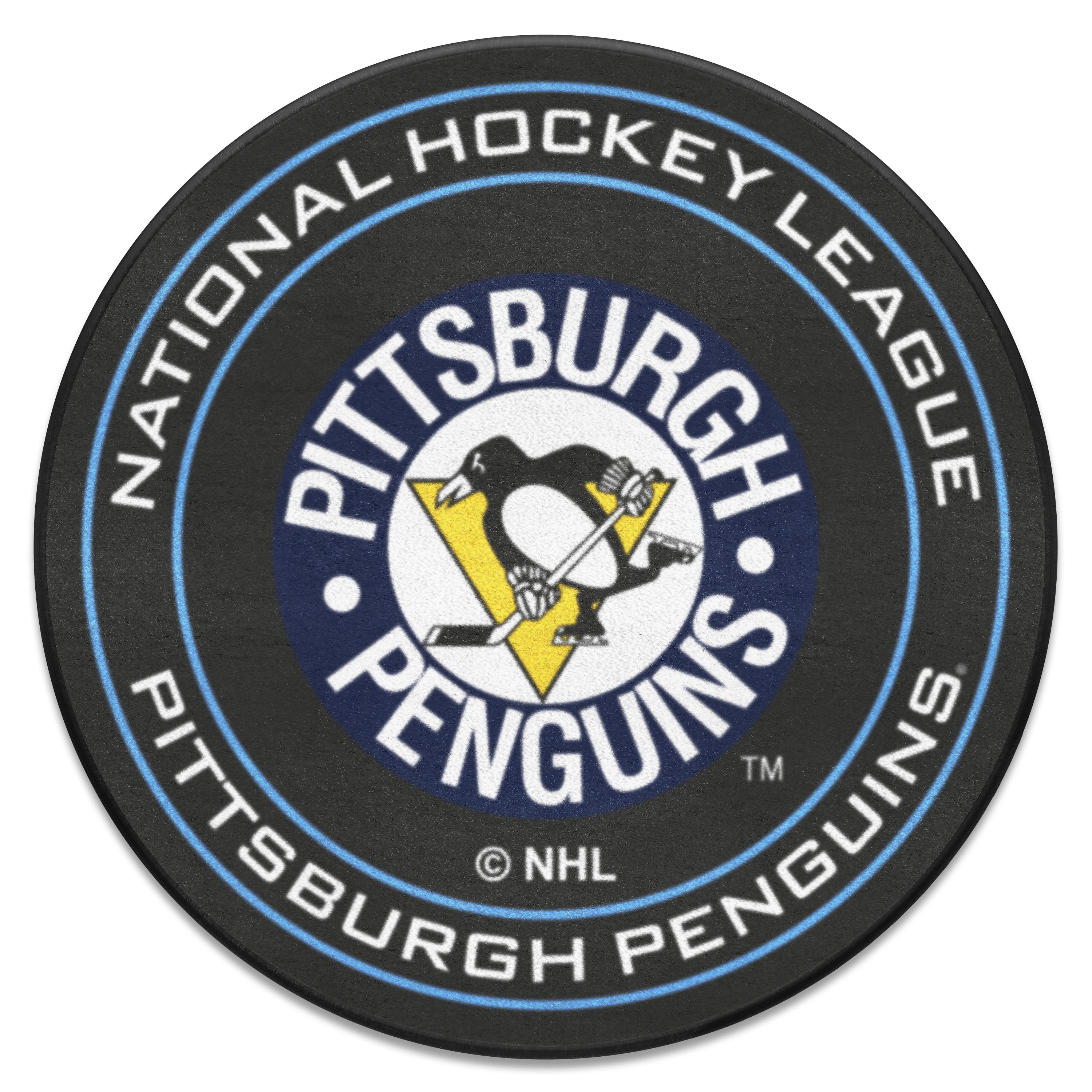 FANMATS Pittsburgh Penguins_Retro NHL Pittsburgh Penguins Hockey Puck ...