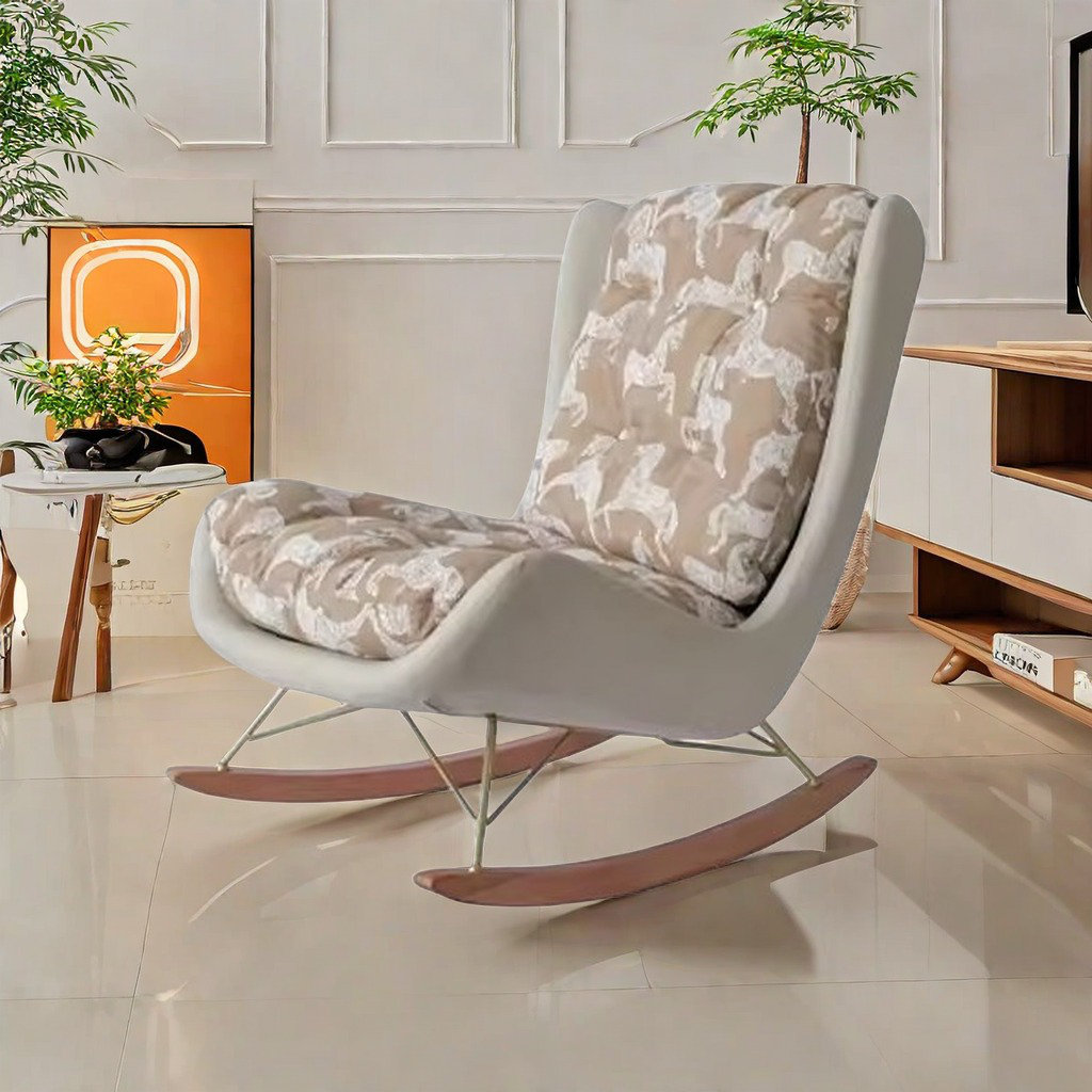 SUPROT Retro Art Rocking Chair Rocking Chair | Wayfair