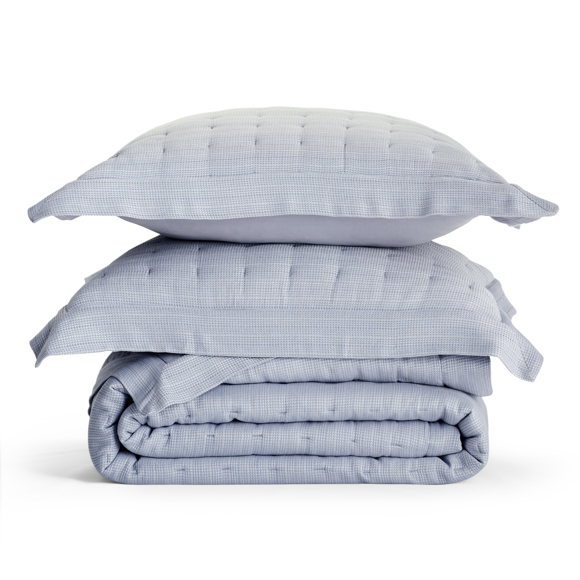 Birch Lane™ Natasha Fog Standard Cotton Modern & Contemporary Quilt ...