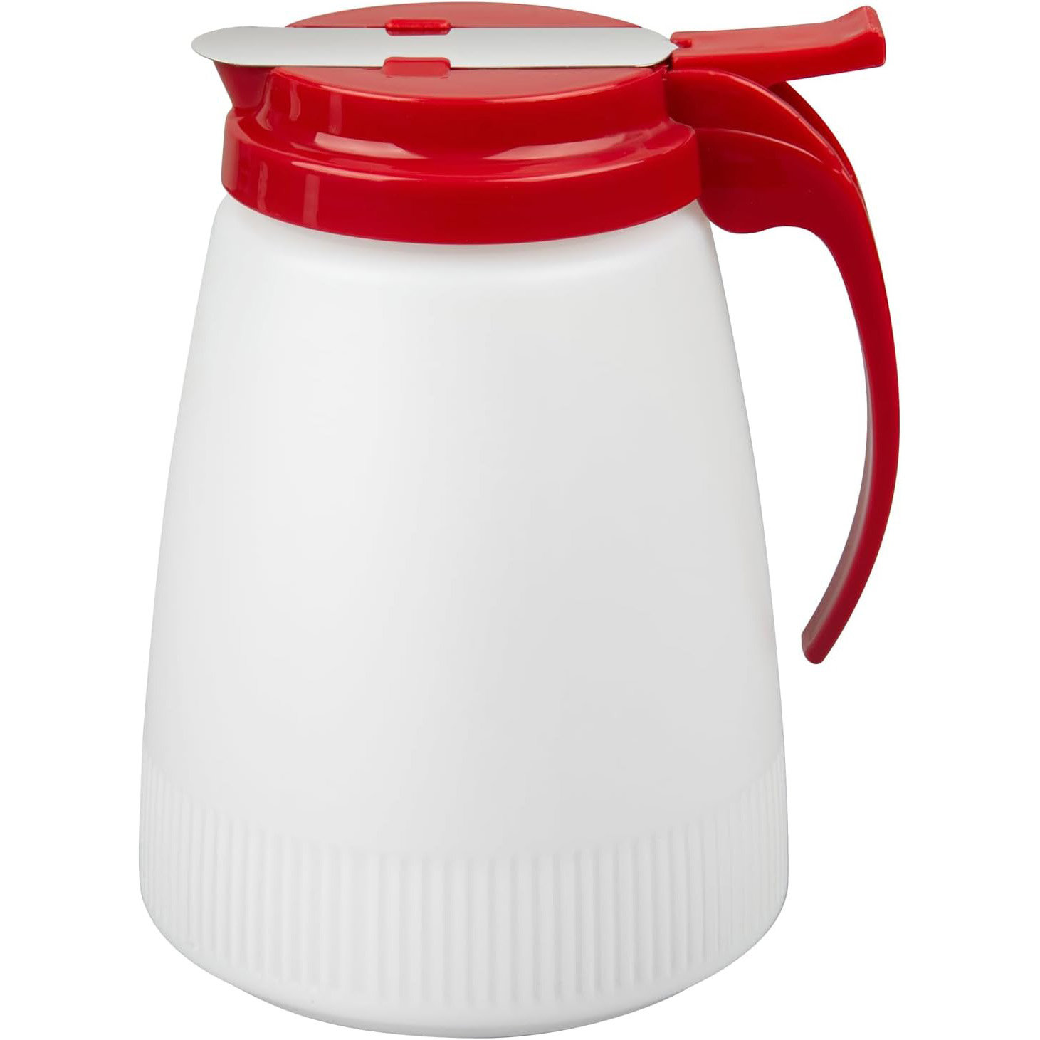 HOMEMAKERS PLAZA Base 48 Ounce All Purpose Syrup Dispensers, 10 Honey Dispensers - Red Top ...