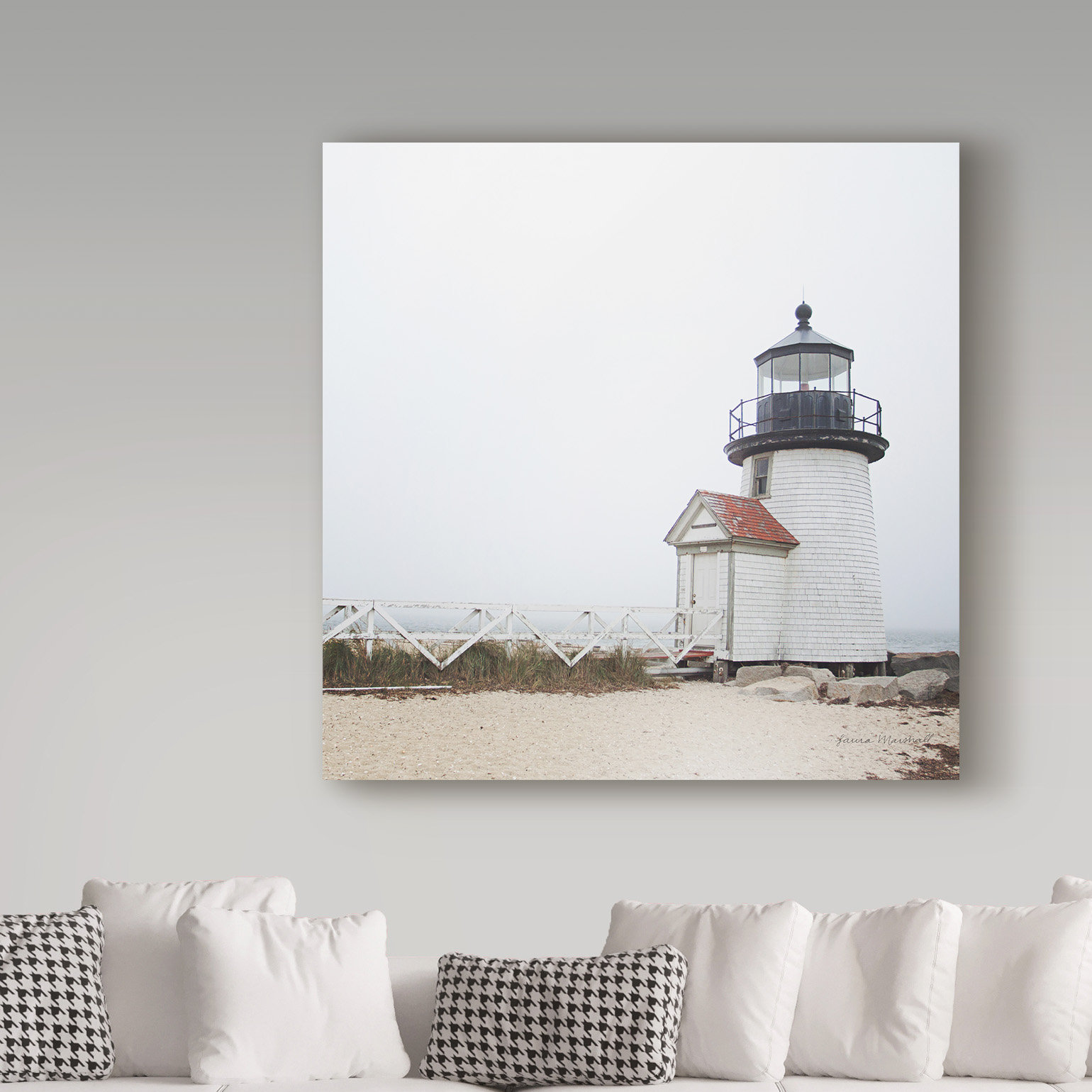 Breakwater Bay 'Brant Point Light' - Wrapped Canvas Photograph Print ...