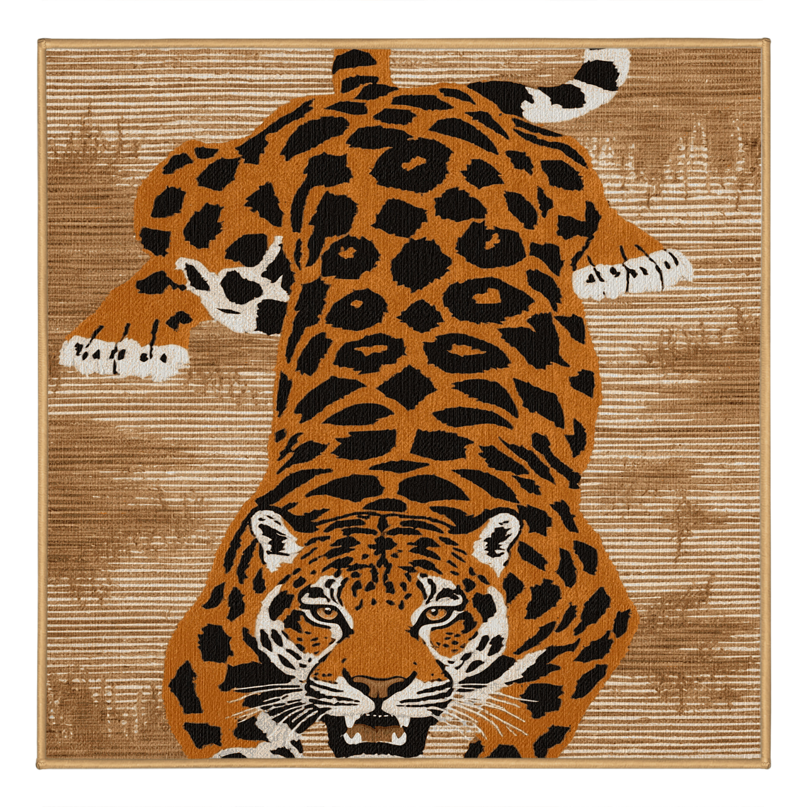 Dakota Fields Washable Pantanal Jaguar Big Cats Area Rug | Wayfair