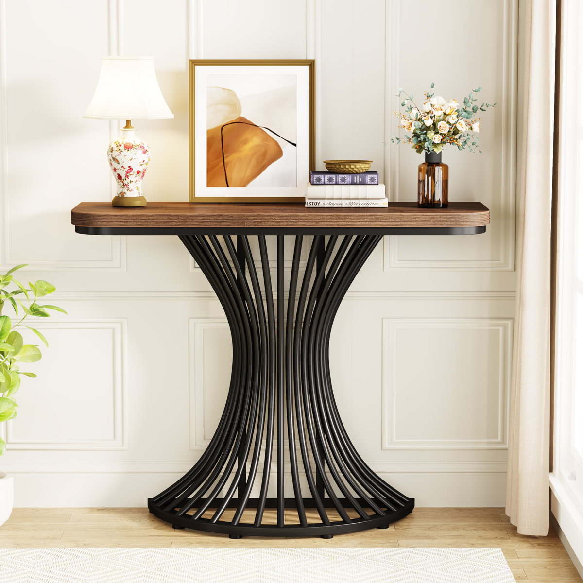 17 Stories Reizel 39.37" Console Table & Reviews | Wayfair