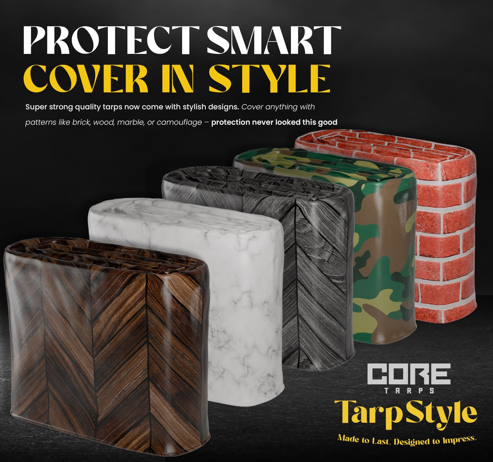 Core Tarps Extreme Heavy Duty 20 Mil Poly Tarp Cover, Waterproof, UV ...