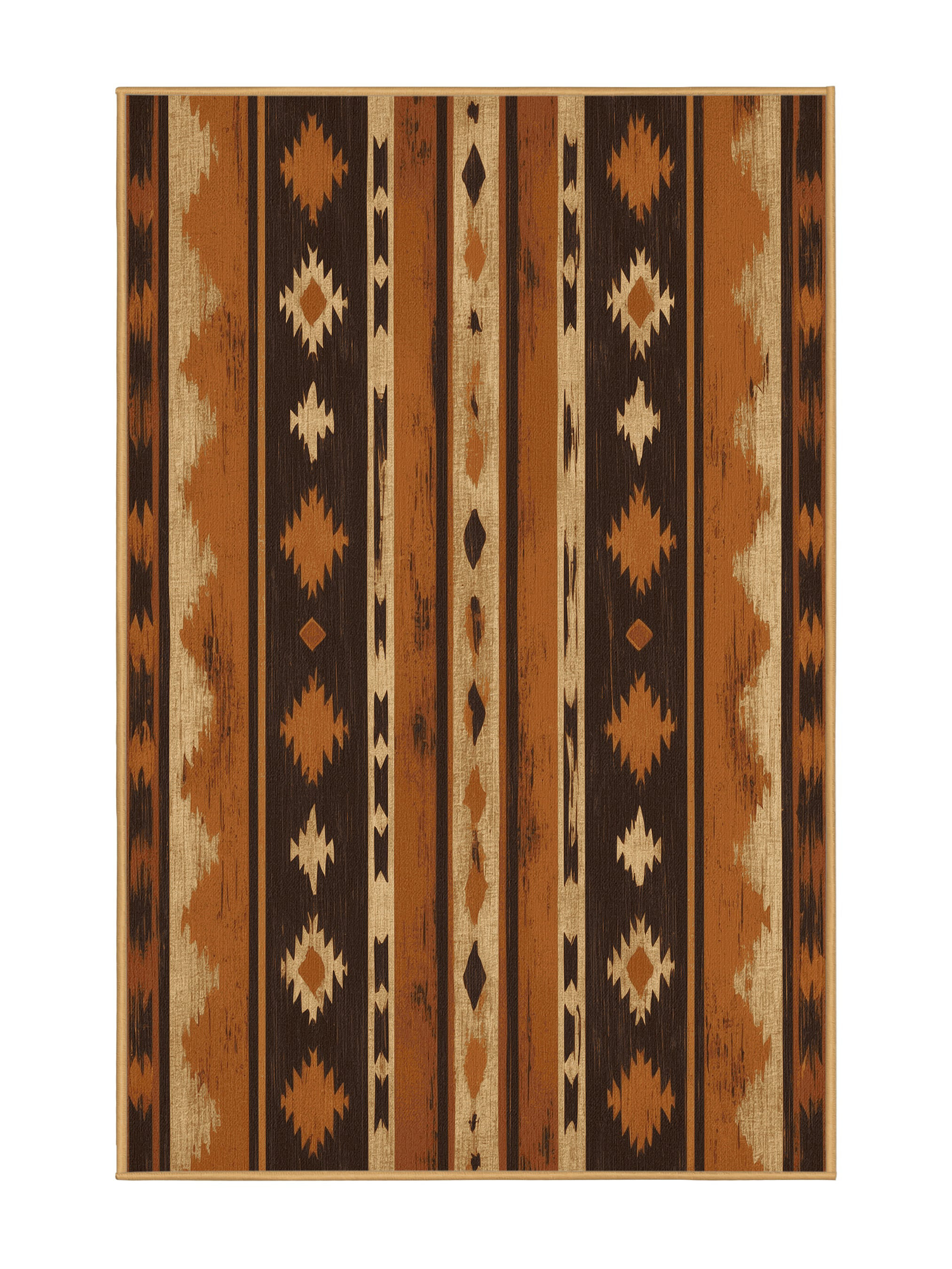 Union Rustic Ceremonial Shadow Rug | Wayfair