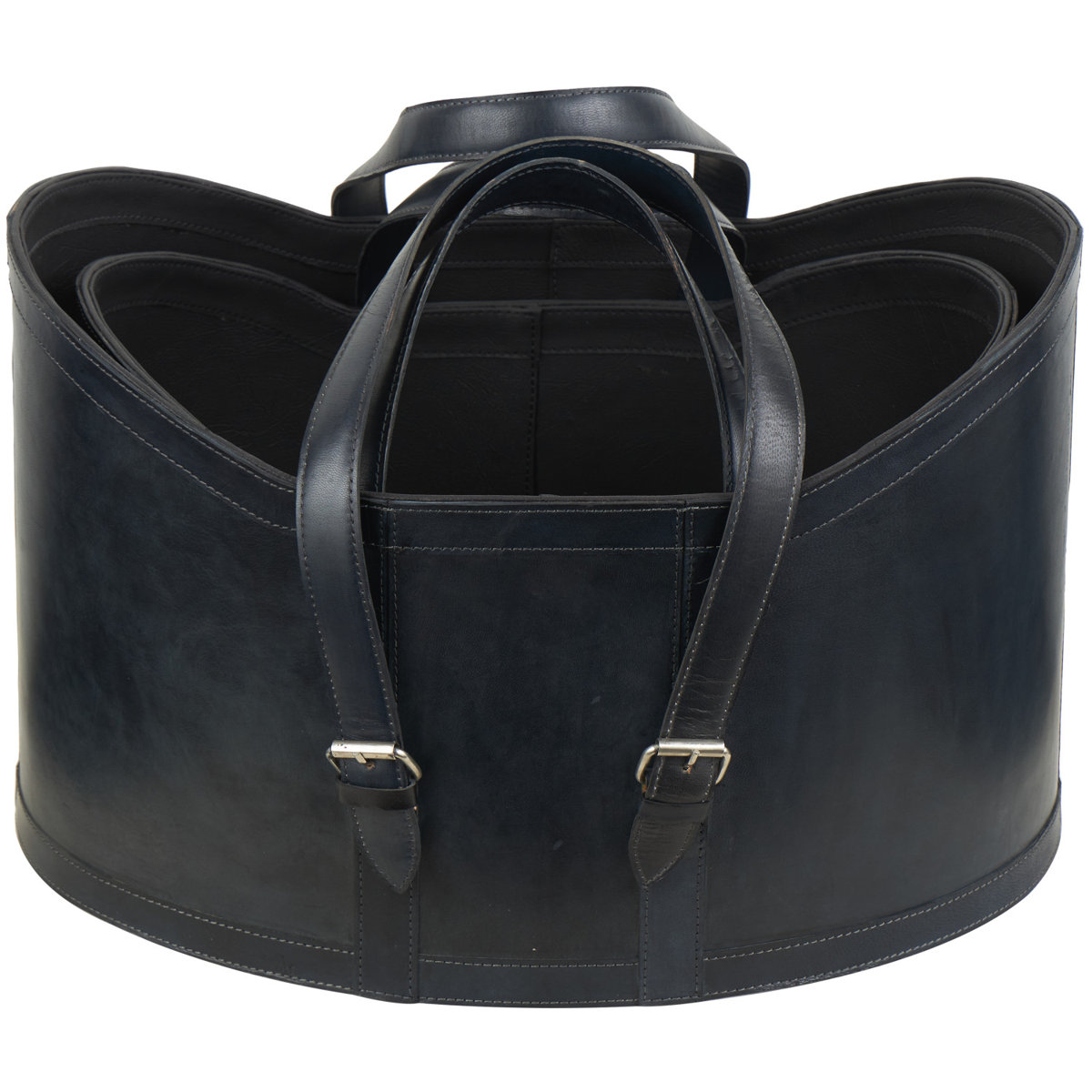 Birch Lane™ Leather Handmade Decorative and Functional Storage Basket ...