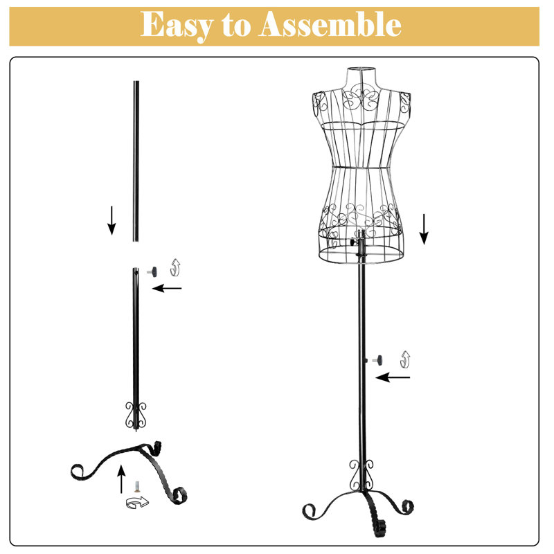 wire clothes mannequin