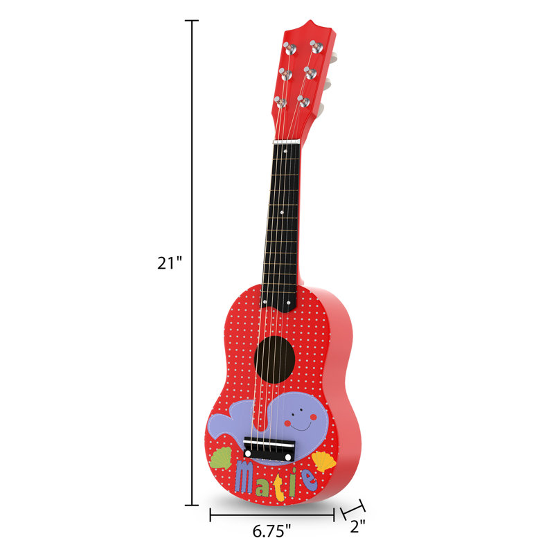 Hey! Play! Kid's Toy Acoustic Guitar with 6 Tunable Strings, Real ...
