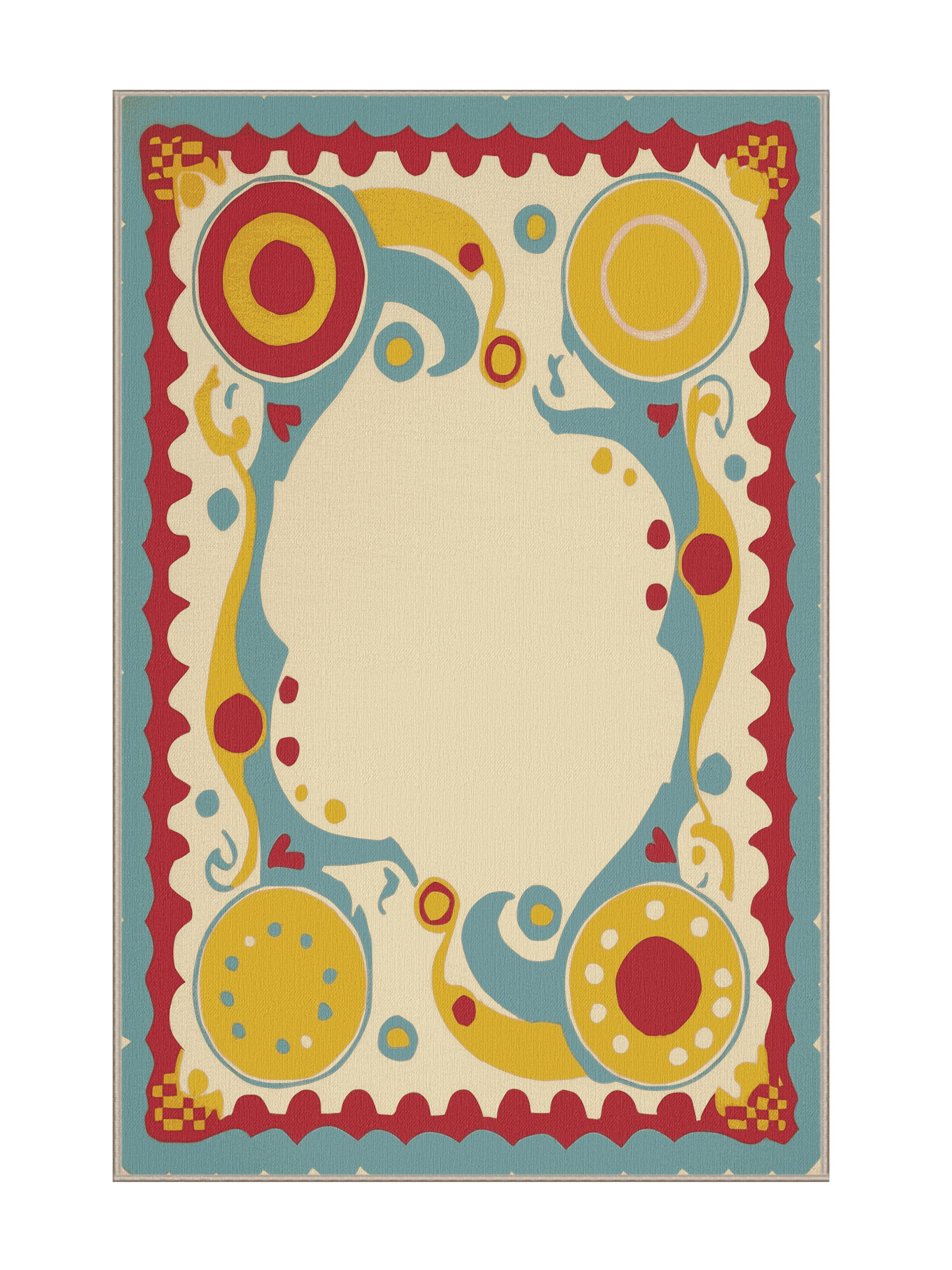 Wrought Studio Spirited Spin Rug - Wayfair Canada