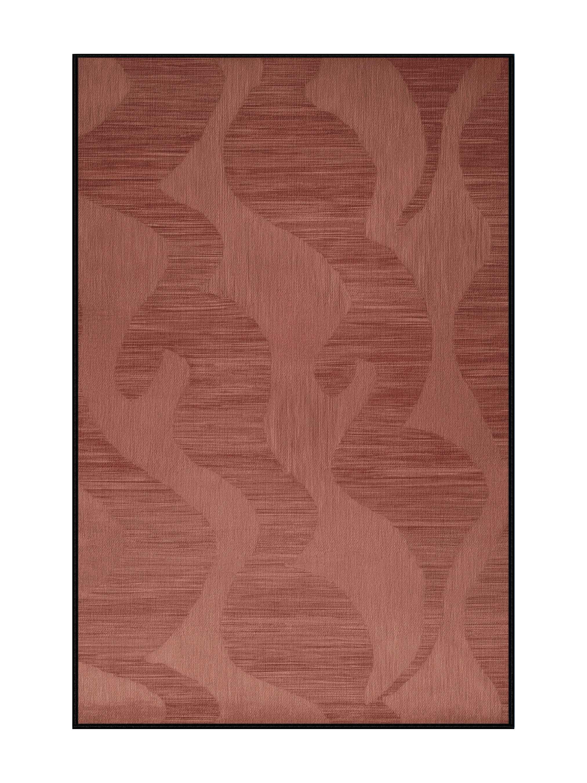 Hokku Designs Machine Washable Abstract Brown Area Rug | Wayfair